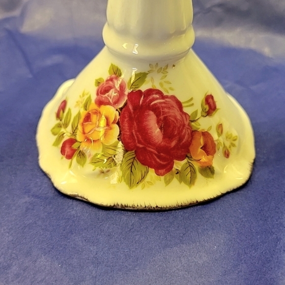 Cottage Rose Fine Bone China | Dining | Candle Holders Cottage Rose ...
